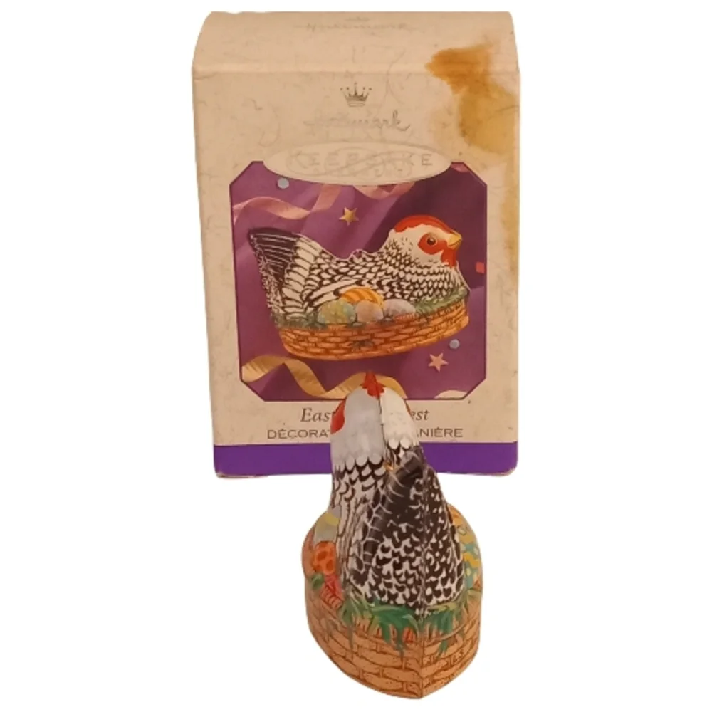 Hallmark | Holiday | Hallmark Ornament Easter Egg Nest In Original Box ...
